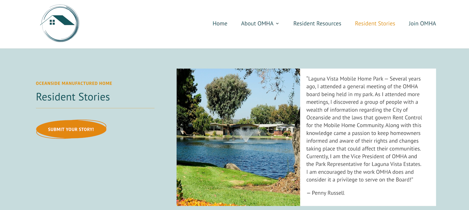 Resident Stories | OMHA